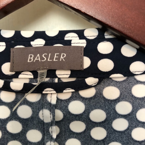 Basler | Jackets & Coats | Basler Blazer In Navy Blue And White | Poshmark